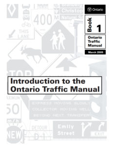 Ontario Traffic Manuals – Ontario Traffic Council